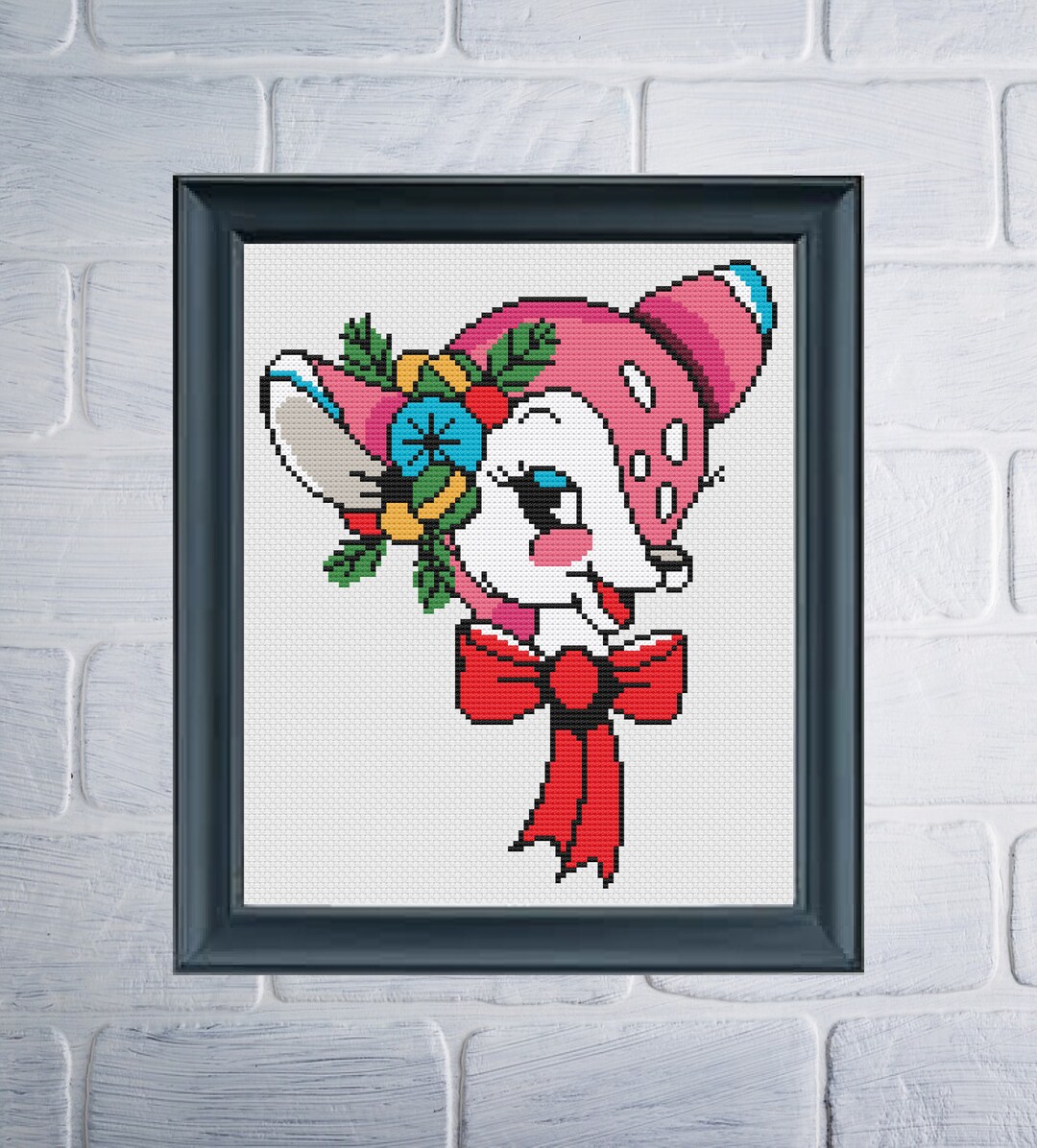 PATTERN Rudolph's Gal Christmas Cross Stitch Pattern - Reindeer Cross ...