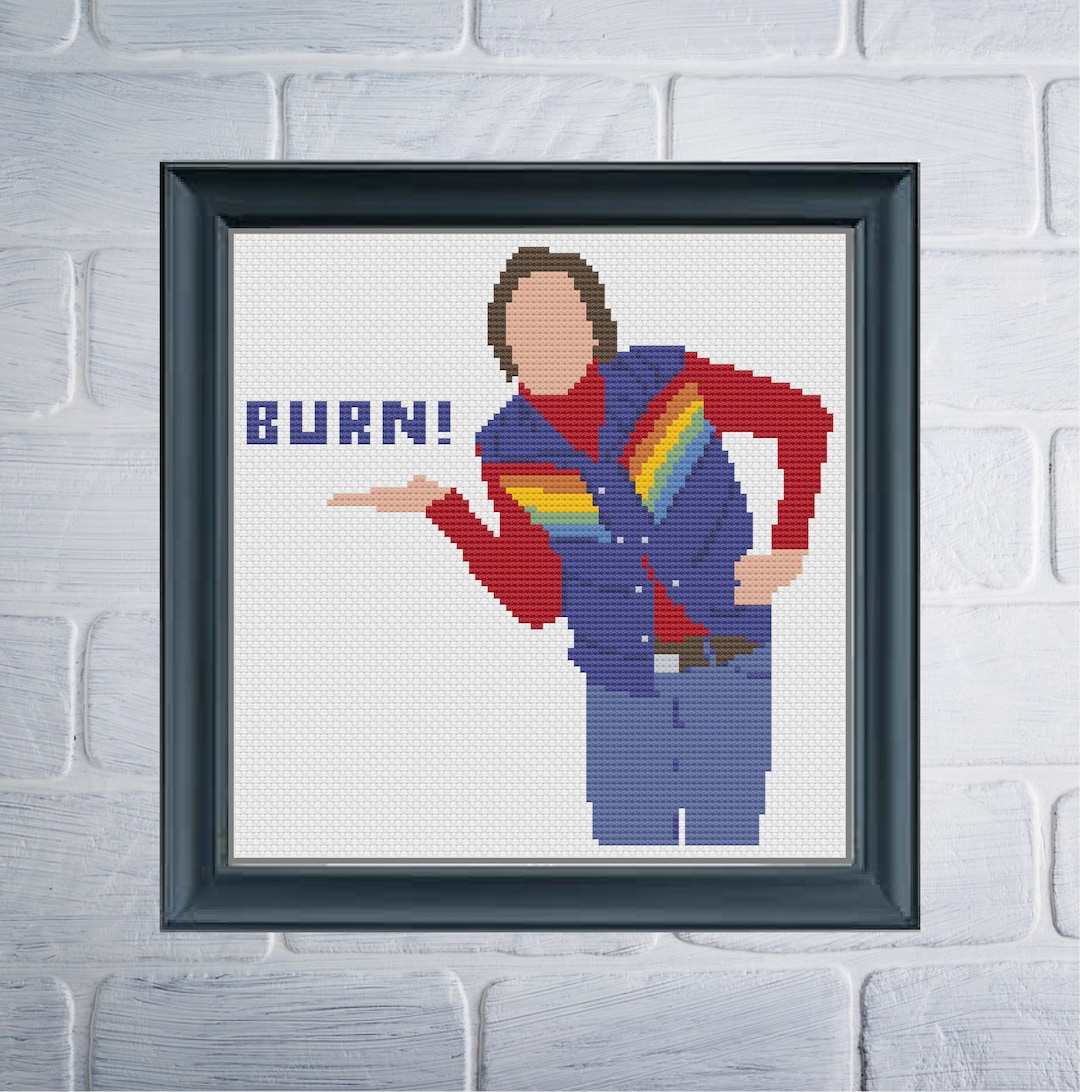 PATTERN Kelso Burn Cross Stitch Pattern - Modern Cross Stitch Pattern ...