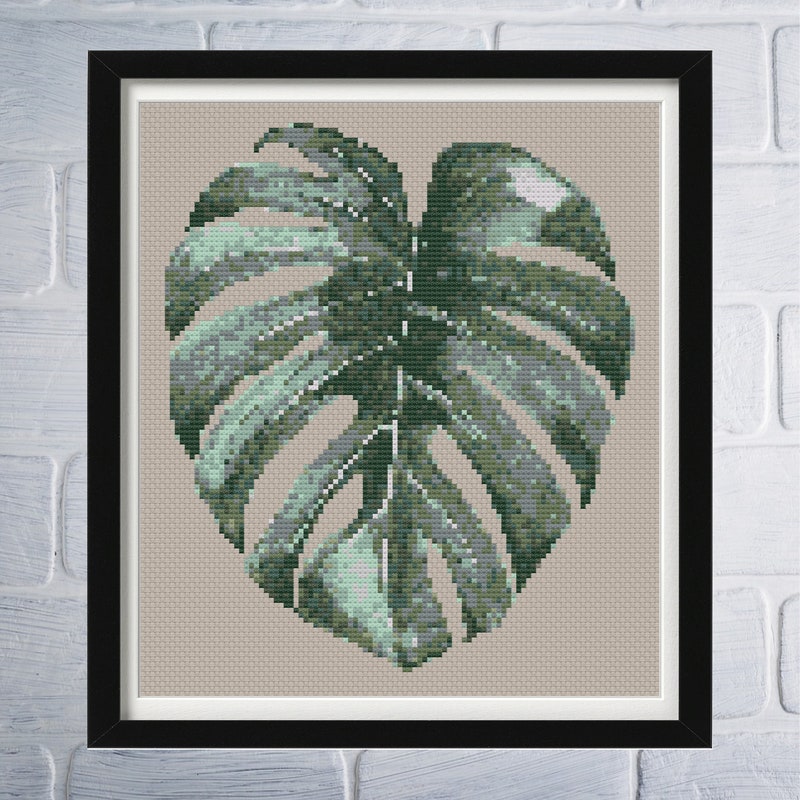 Leaf Cross Stitch Pattern - Etsy