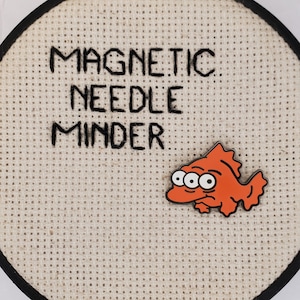 Muumuu Homer Magnetic Needle Minder – Funny Simpsons Embroidery ...