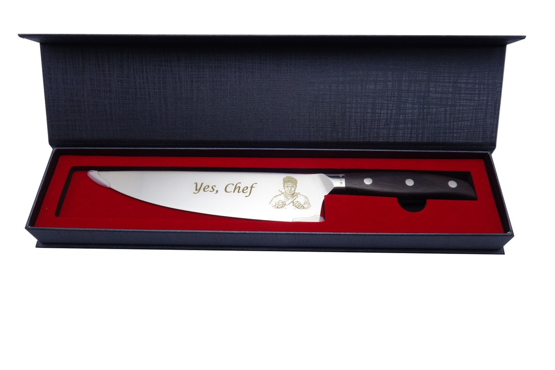 Custom Photo/logo Engraved 8 Chef Knife Personalized - Etsy