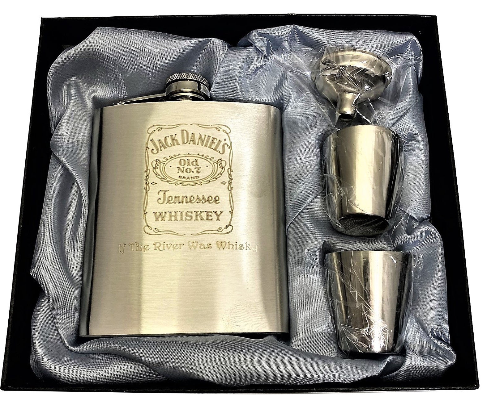Photo/logo Engraved Custom Whisky Flask 7oz Stainless Steel - Etsy