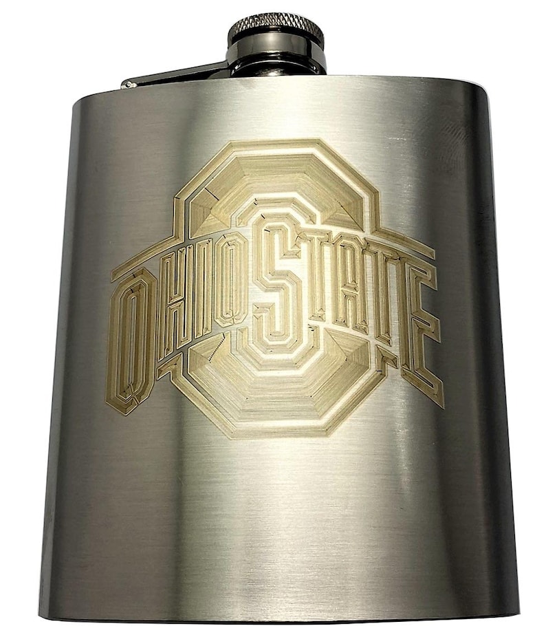 Photo/logo Engraved Custom Whisky Flask 7oz Stainless Steel - Etsy