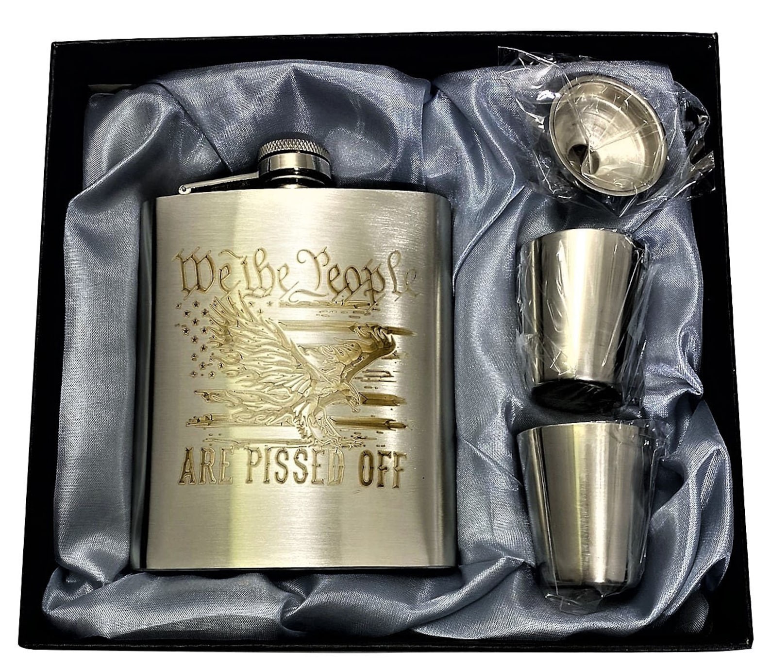 Photo/logo Engraved Custom Whisky Flask 7oz Stainless Steel - Etsy