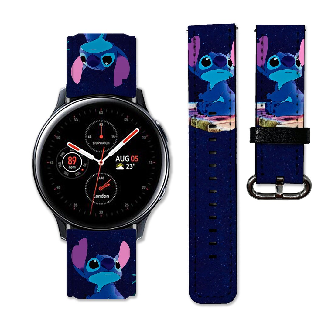 Stitch Galaxy Watch 6 Band Disney Gear Sport Strap Samsung Galaxy ...