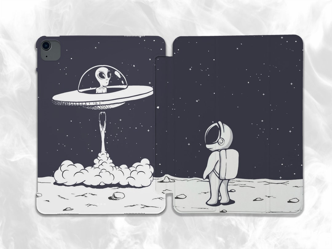 Space Alien iPad Case Air 4 10.9 in 2020 Mini 5 7.9" Mini 6 8.3" Pro 11 ...