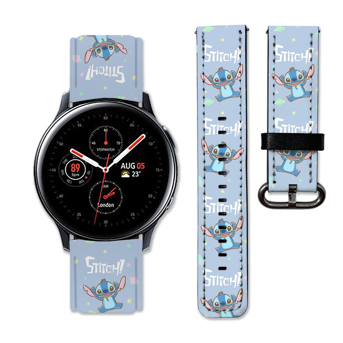 Lilo and Stitch Watch 5 Gear Sport Strap Samsung Galaxy Active - Etsy ...