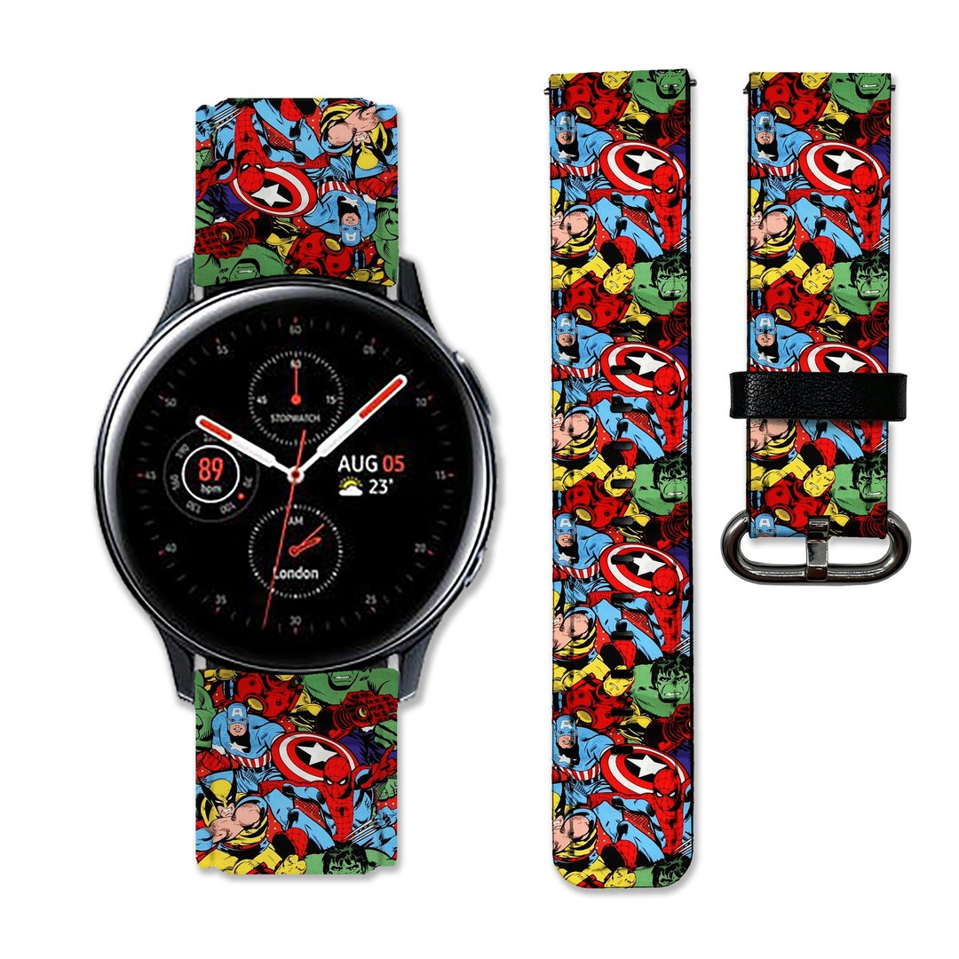 Marvel Samsung Galaxy Watch 6 Band Galaxy Watch Band 46 Mm Avengers ...
