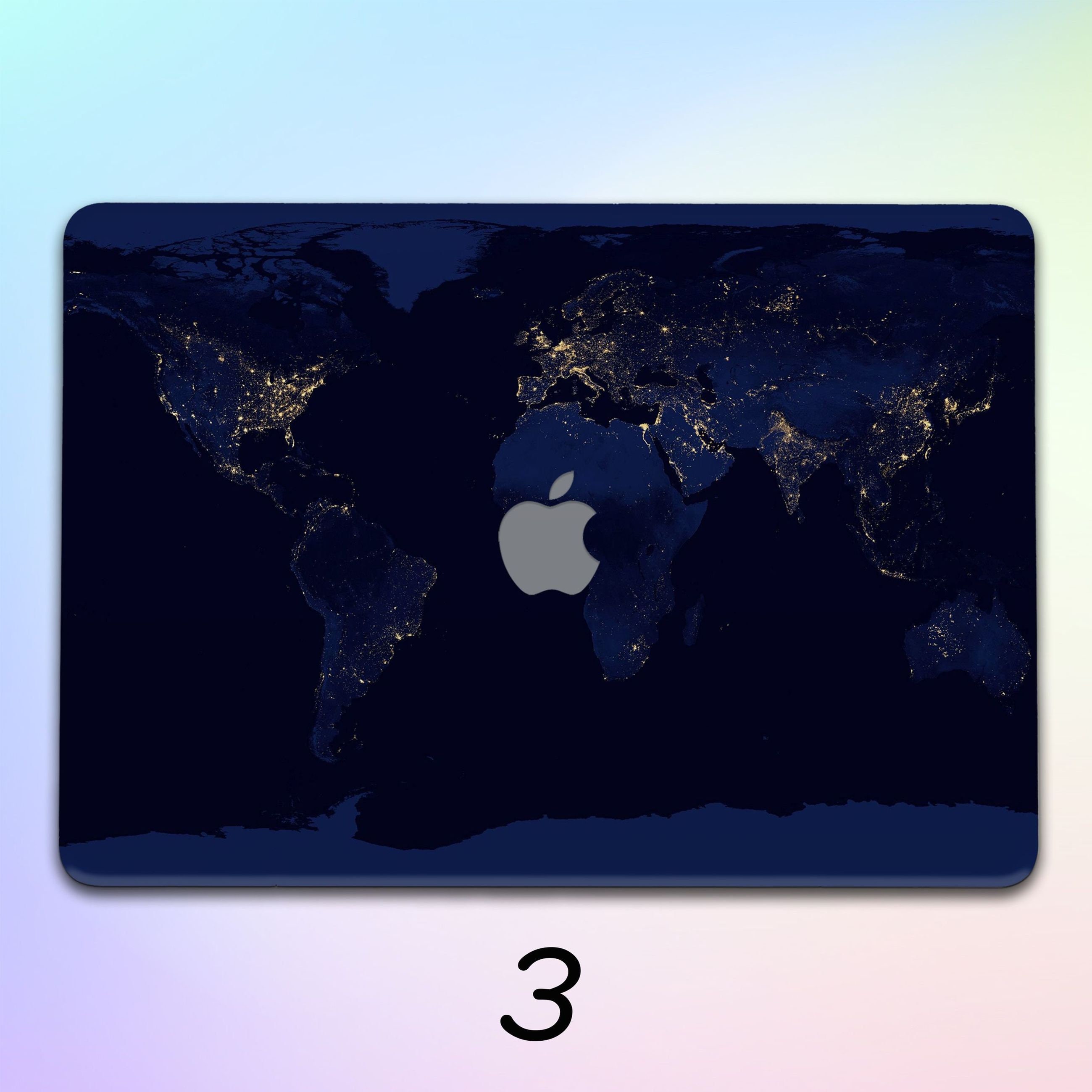 World Map MacBook Case MacBook Air M2 Case MacBook Pro 13 Inch Case ...