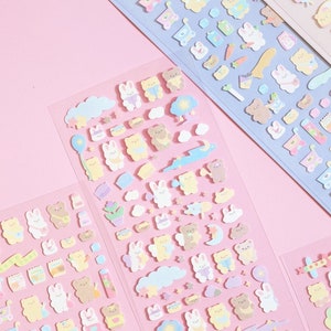 DECO STICKERS | Adorable Cute Stationery Kawaii Korea Sticker Bear ...
