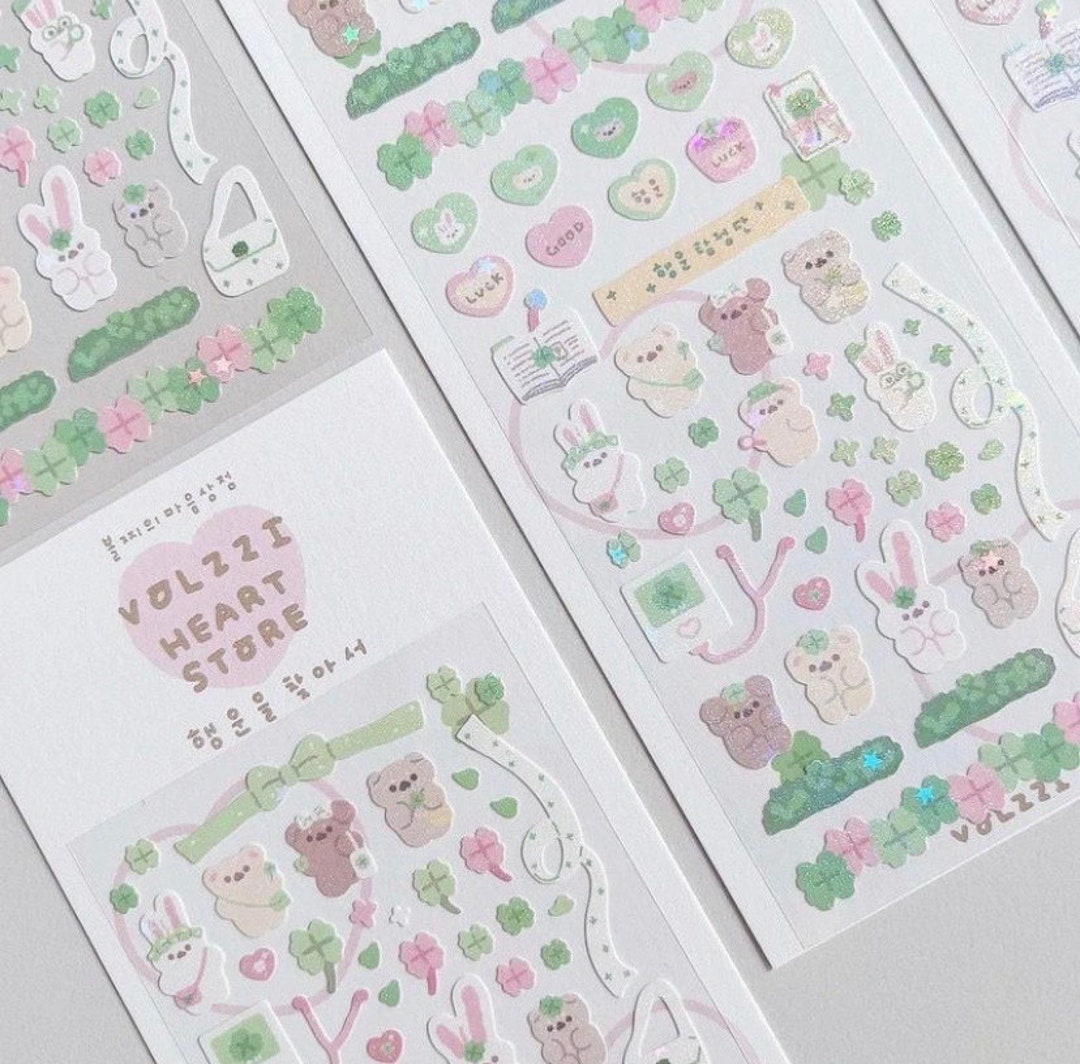 VOLZZI KOREAN STICKERS | Adorable Cute Kawaii Diy Japanese Diy Anime ...