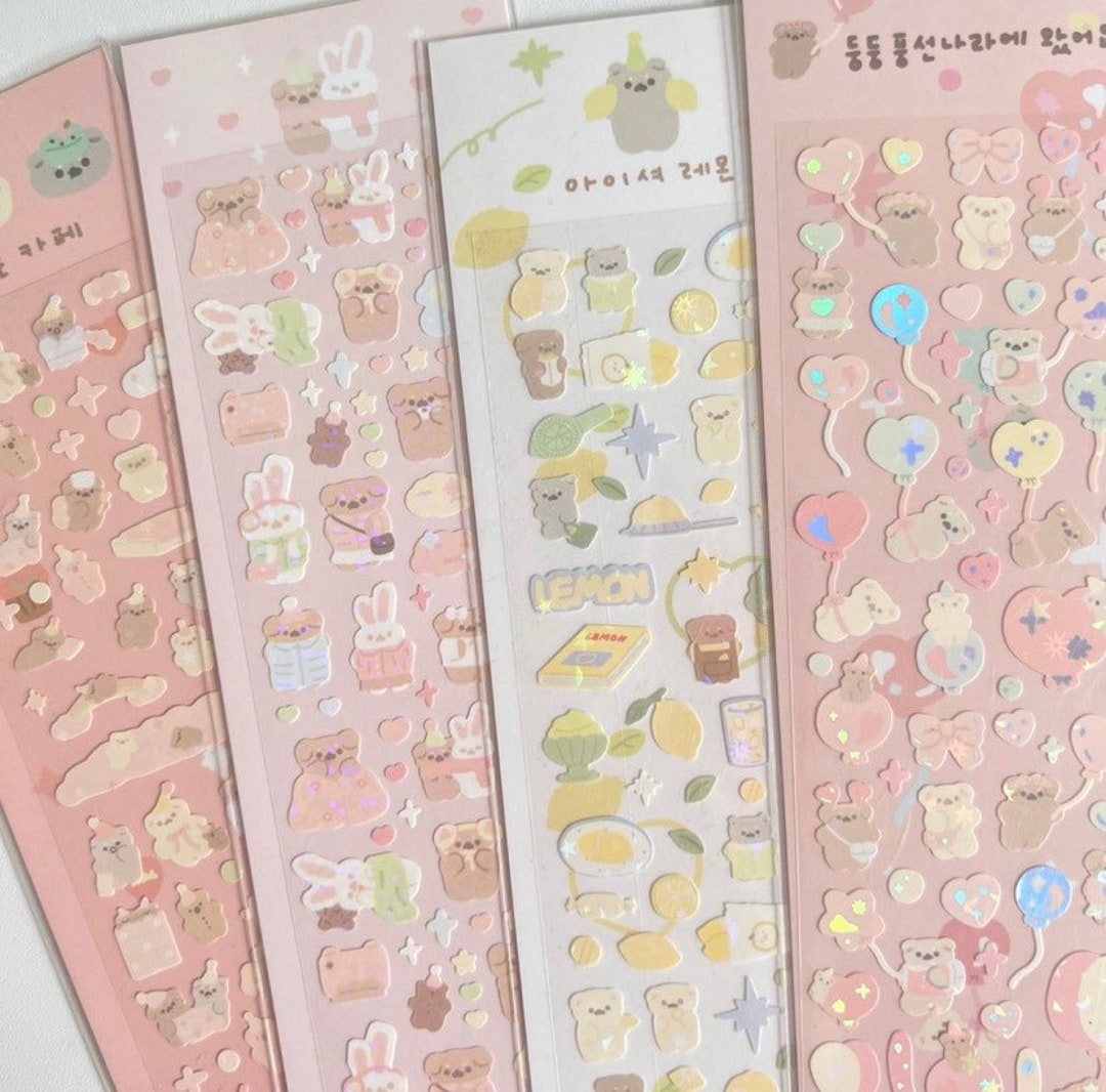 VOLZZI KOREAN STICKERS | Adorable Cute Kawaii Diy Japanese Diy Anime ...