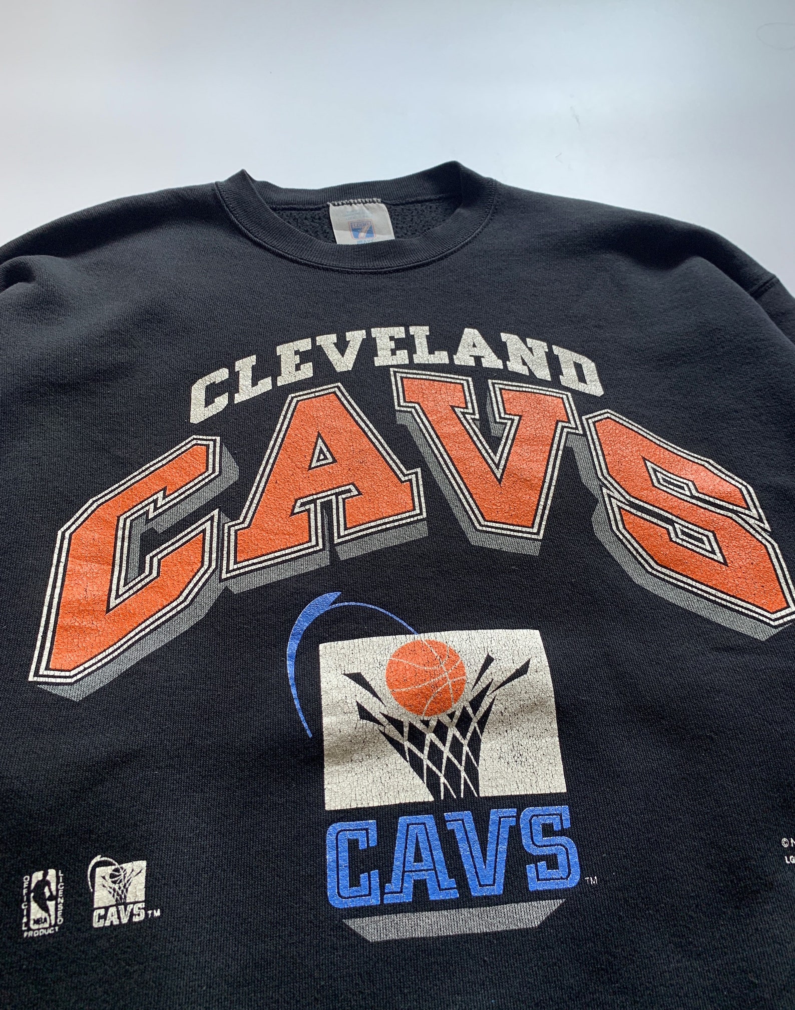 Vintage 90s Cleveland Cavaliers Classic Logo Sweatshirt | Etsy
