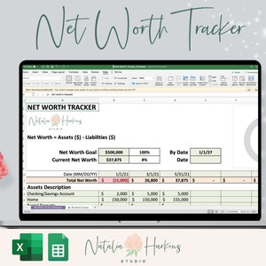 Net Worth Tracker With Net Worth Charts That Keeps You on Track With ...