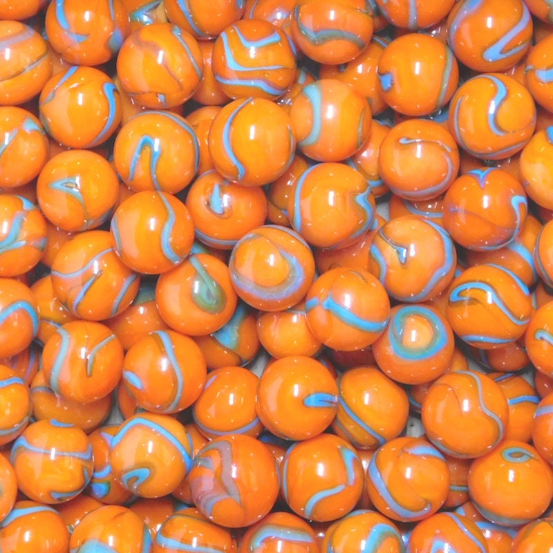 Bag of 10, 25, 50 or 100 Mega Marbles 5/8 16 Mm Seahorse Glass Marbles ...