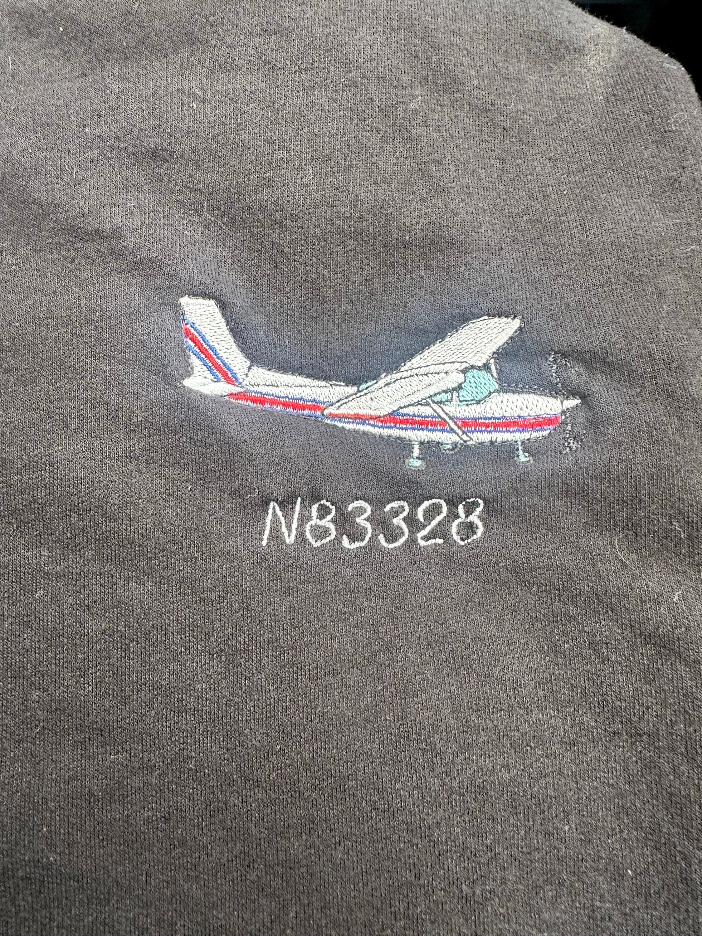 Personalized Cessna Airplane Crewneck Sweatshirt - Custom Aircraft ...