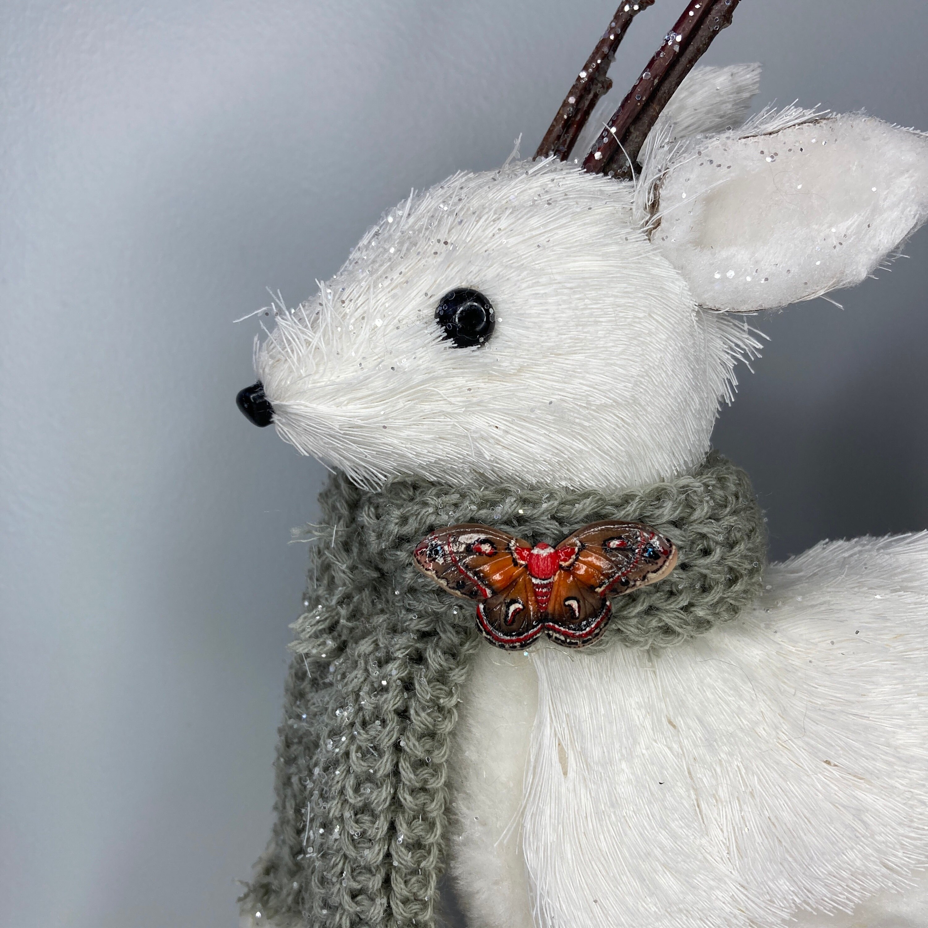 Cecropia Moth Brooch, Moth Lapel Pin, Polymer Clay Pin, Realistic Moth ...