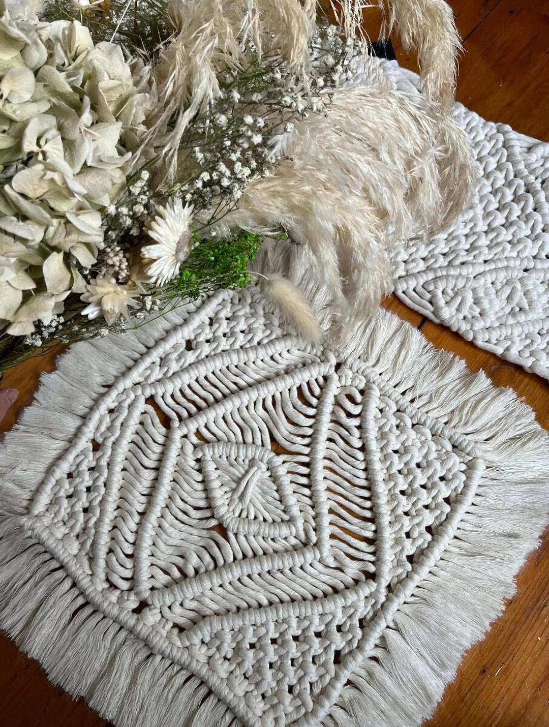 Decorative Macrame Placemat - Etsy