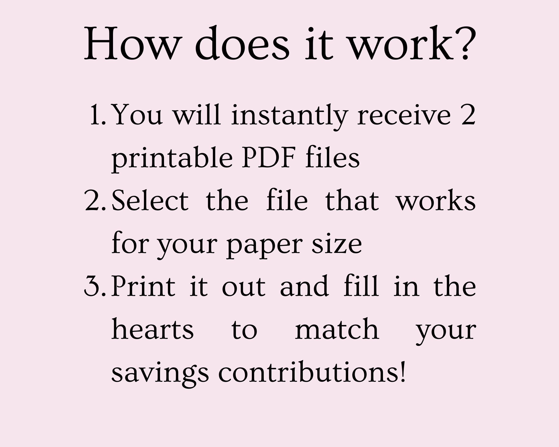 Cute Printable Savings Challenge | 5,000 | Hearts | Super Simple ...