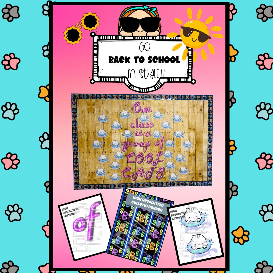 Back to School Bulletin Board - Etsy
