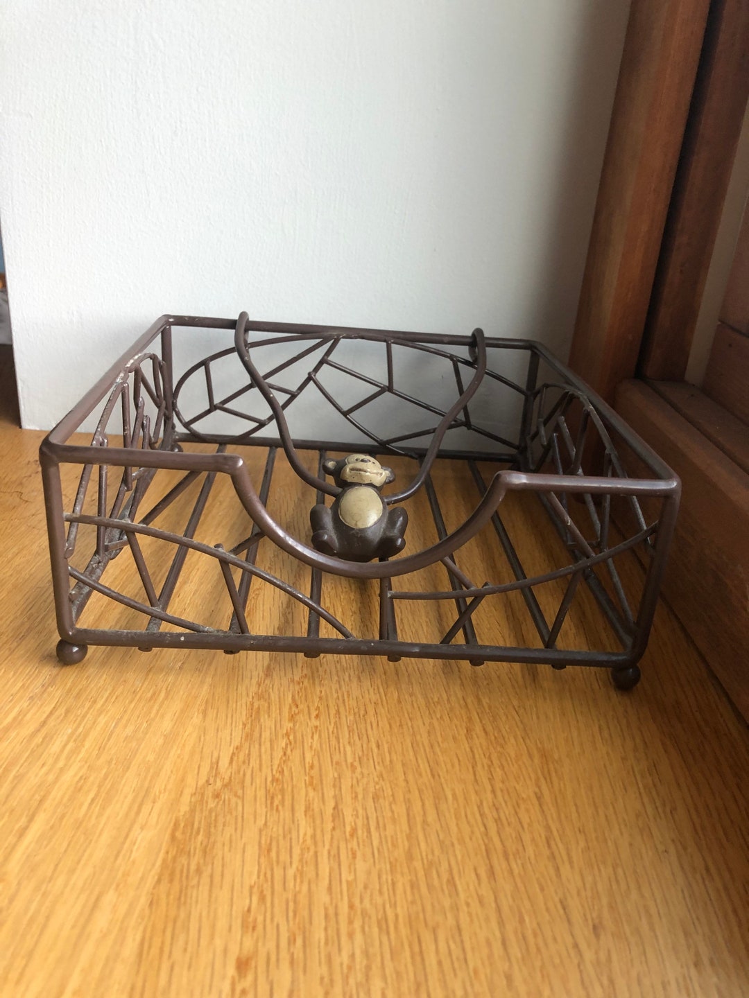 Vintage Monkey Napkin Holder - Etsy