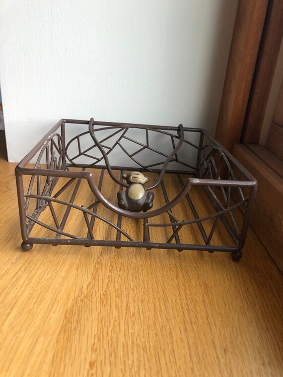 Vintage Monkey Napkin Holder - Etsy