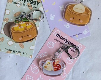 Bao Dumpling Keychain - Etsy