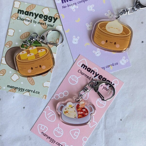 Food Keychain - Etsy