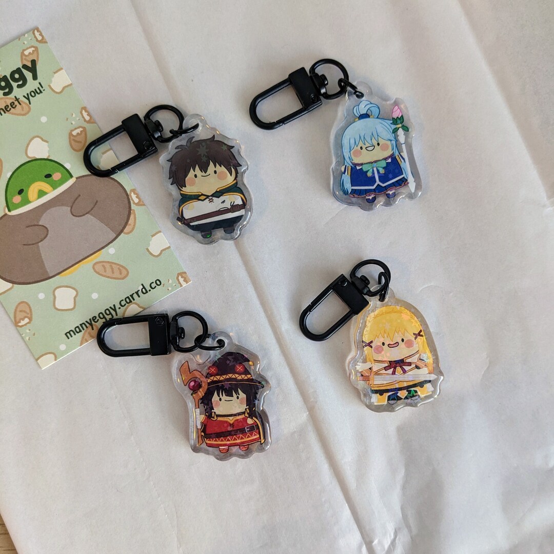 Adventurer Anime Keychain Chonky Chibi, Cute Keychain, Manga Keychain ...