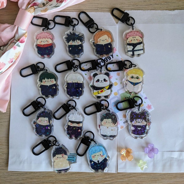Anime Keychain - Etsy