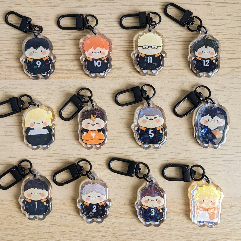 Haikyuu Keychain - Etsy Australia