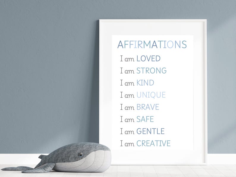 Bundle of 12 Calming Corner Posters - Blue & Green - Classroom ...
