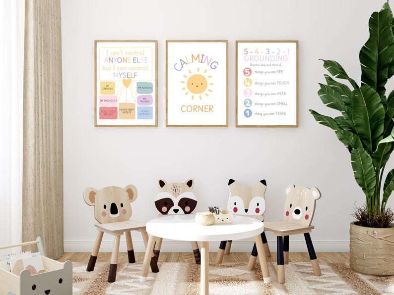 Bundle of 12 Calming Corner Posters - Classroom Management - Calming ...