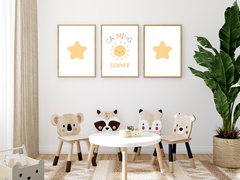 Calming Corner Poster Bright & Cheery - Classroom Management - Calming ...