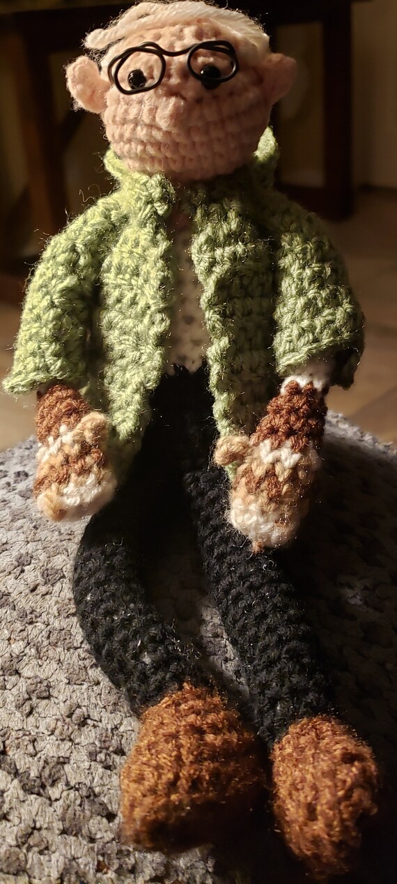 Crocheted Old Man bernie - Etsy