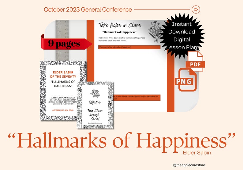 Hallmarks of Happiness: Elder Sabin General Conference October 2023 ...