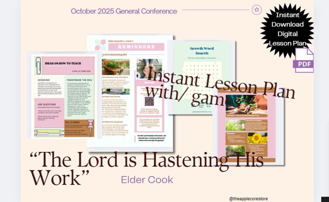 The Lord is Hastening His Work: Growth Elder Quentin L Cook General ...