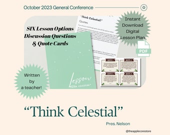 President Russell M. Nelson think Celestial General Conference October ...