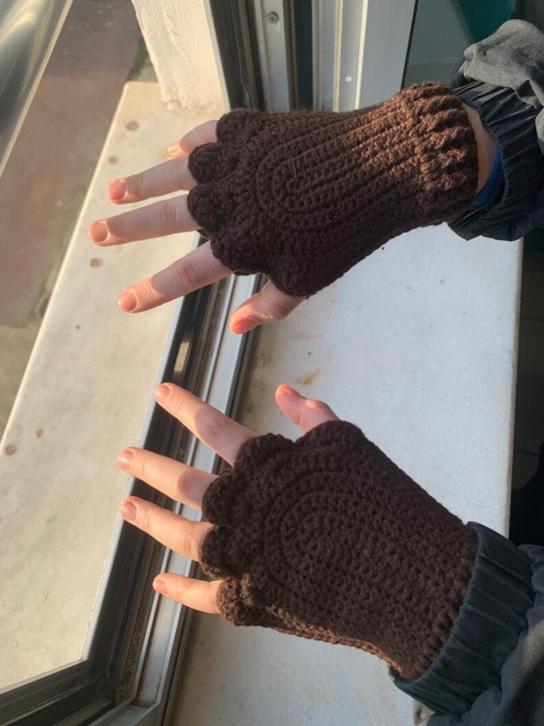 Crochet Cat Paw Mittens Fingerless Gloves,cute Gift for Cat Lovers ...