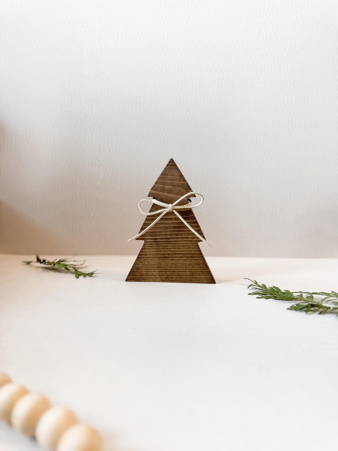 Wooden Pine Trees Decor - Rustic Tree for Minimalist Home Decor - Gift ...
