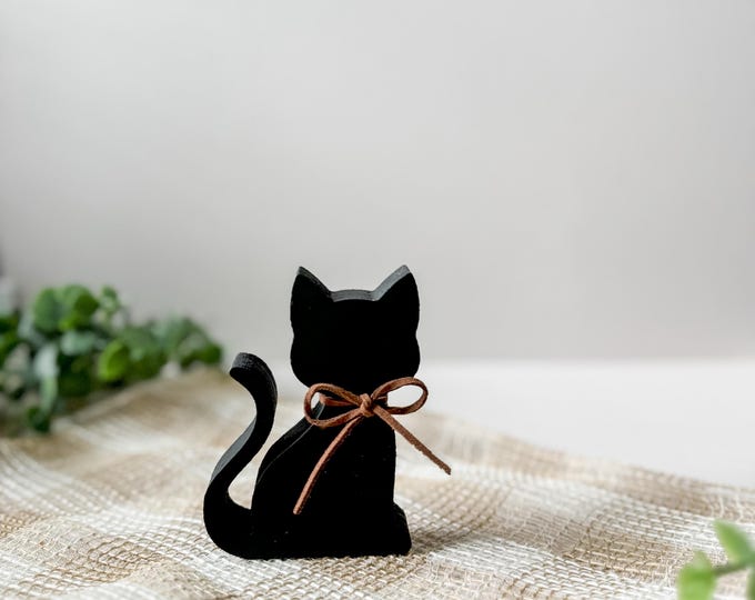 Wooden Cat on the Window Wall Decoration, Lazy Cat Wall Decor, Wood Art ...