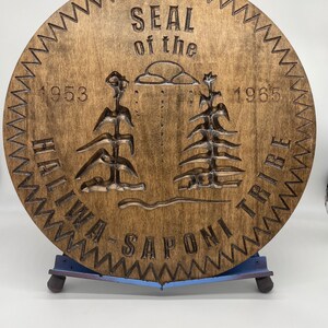 Haliwa-saponi Tribal Seal Wall Art Native American Art Gift - Etsy