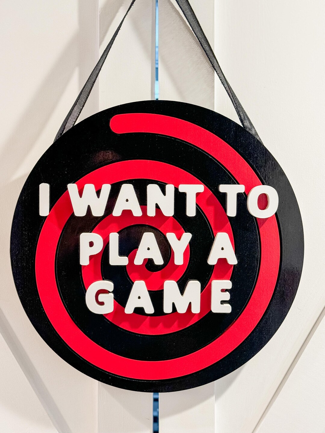 Horror Movie Door Hanger - Saw Inspired Wall Art - Horror Fan Gift - Etsy
