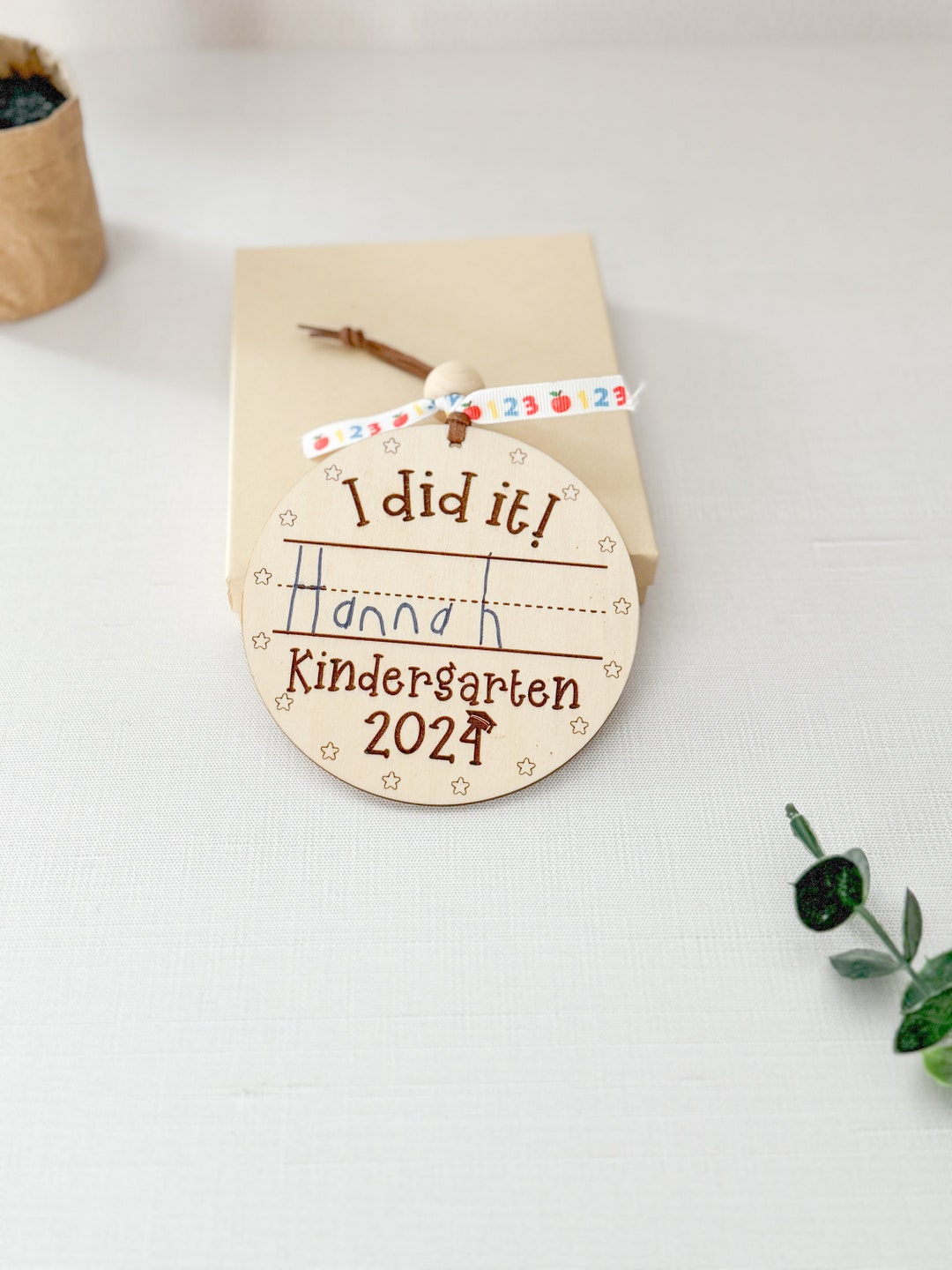 Kindergarten Ornament - End of School Year Keepsake - Preschool ...