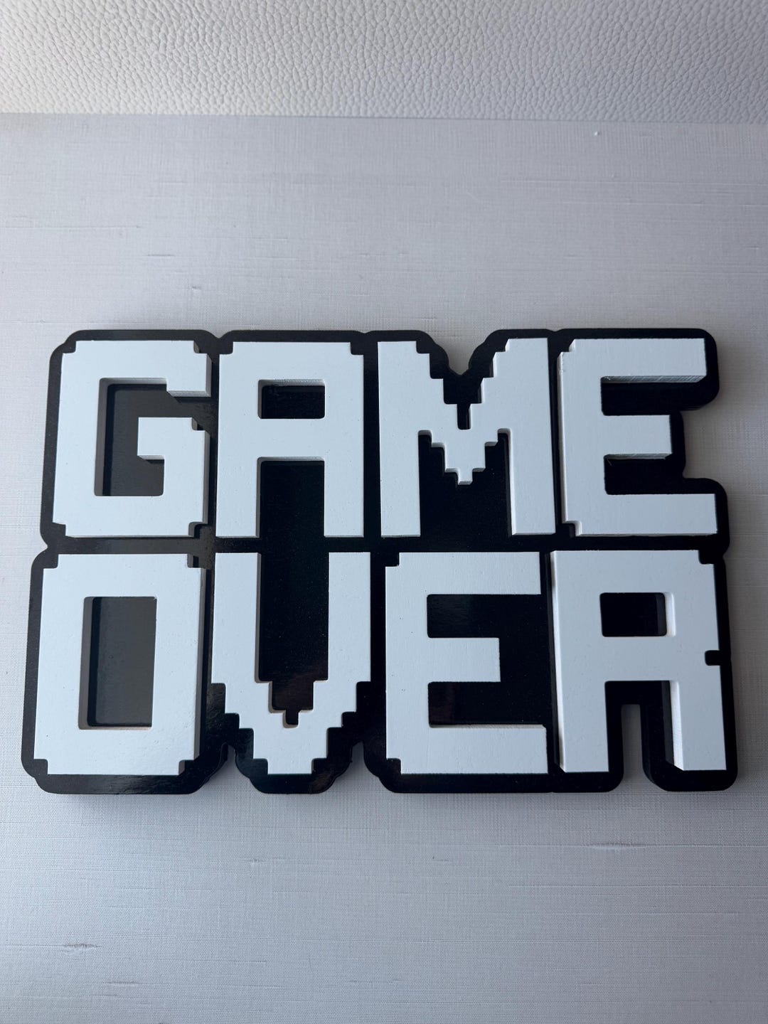 Game Over Sign - Game Room Decor - Retro Gaming Sign - Father's Day ...