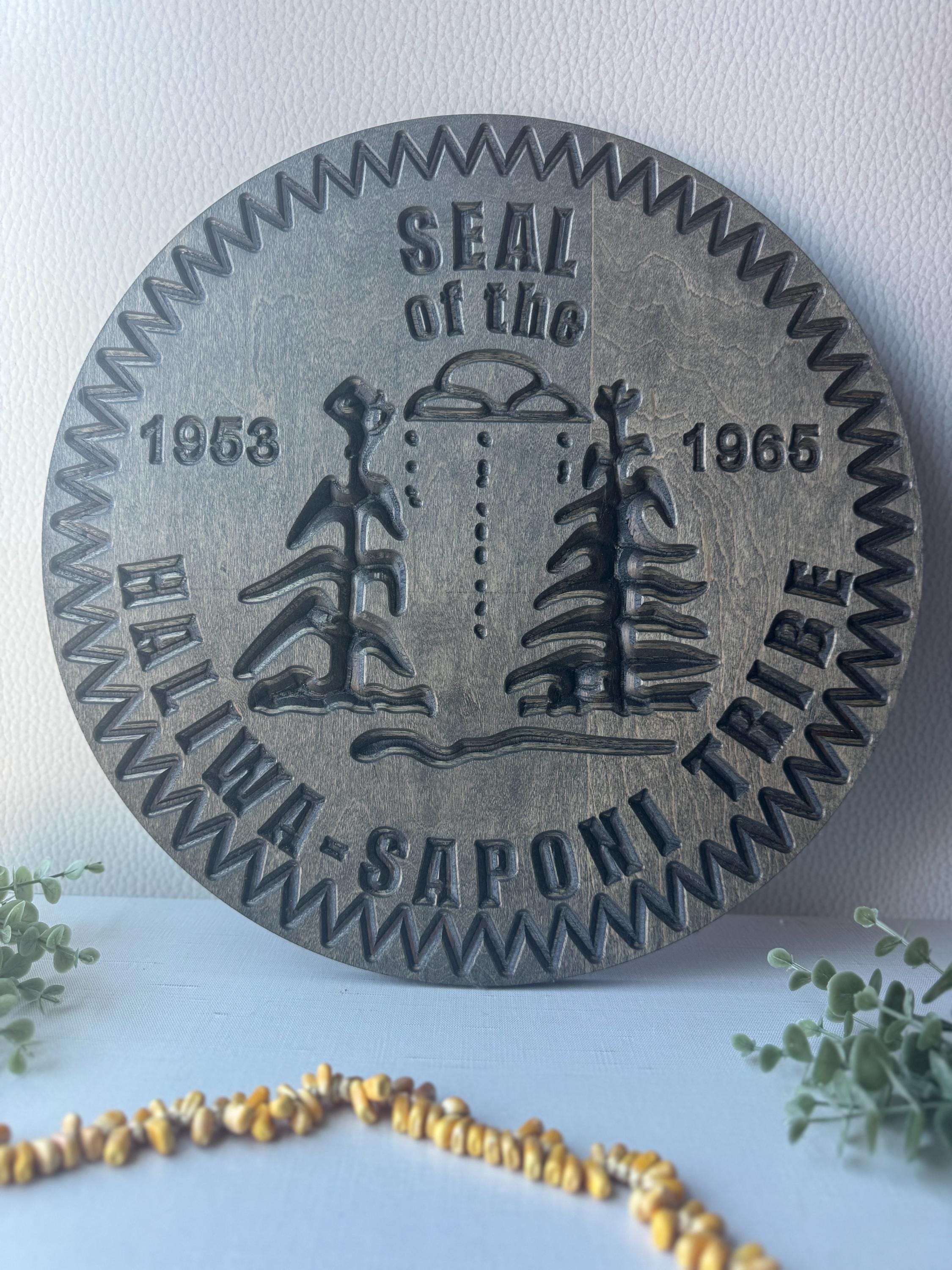Haliwa-saponi Tribal Seal Wall Art | Native American Art Gift - Etsy
