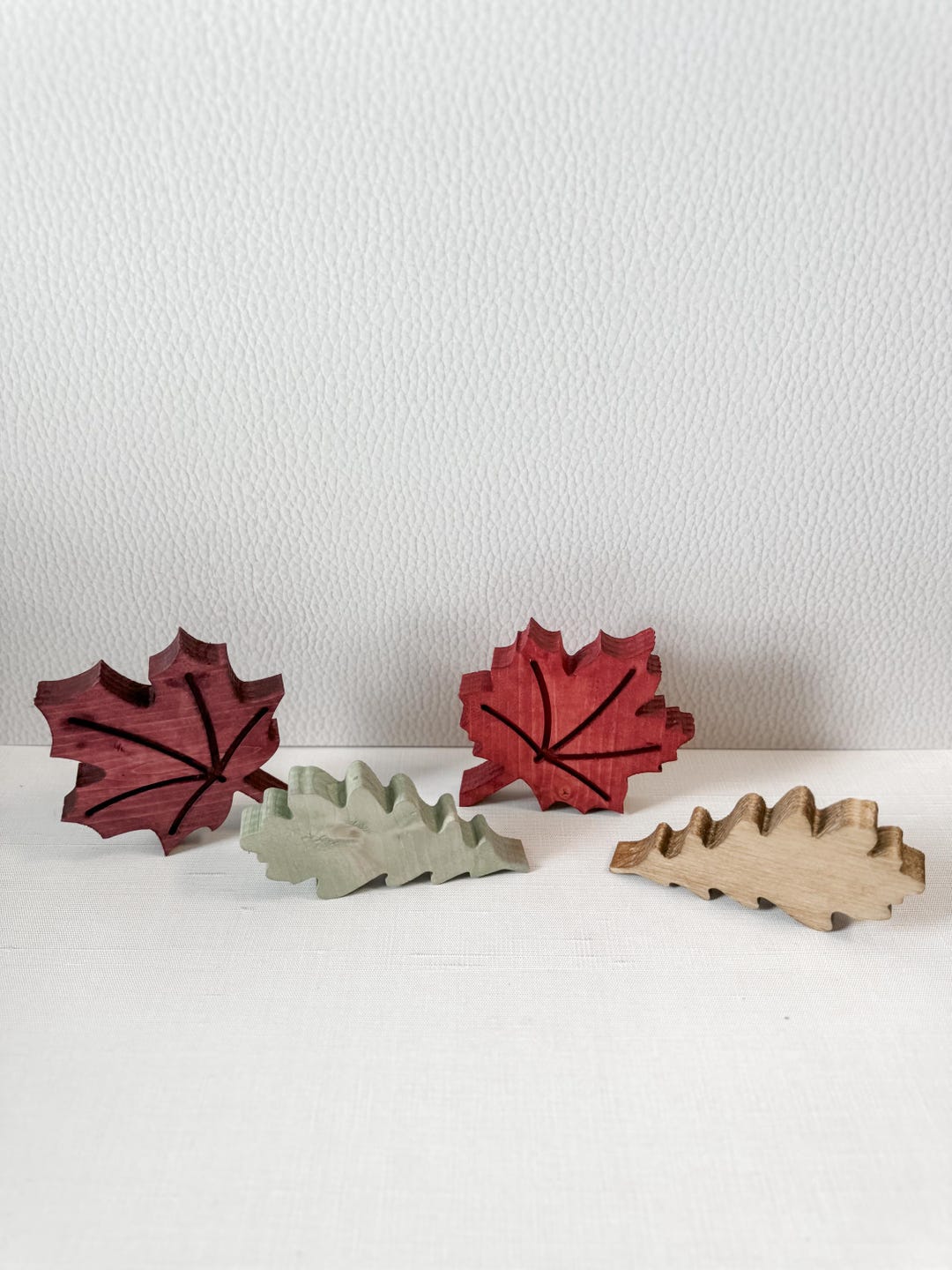Wooden Fall Leaves Thanksgiving Table Decor Fall Shelf Sitter New Home ...