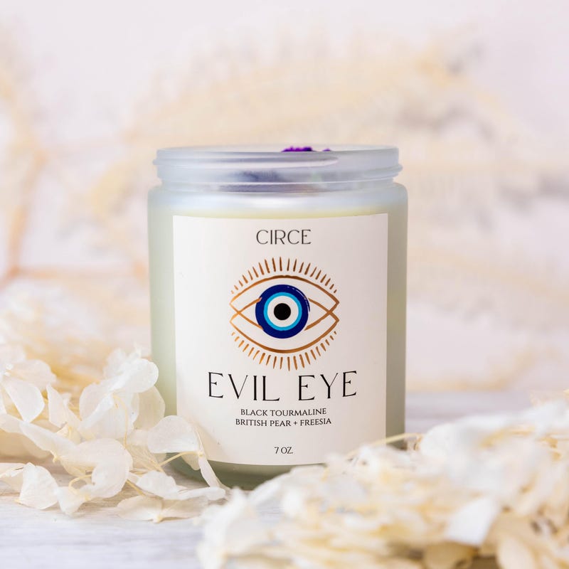Evil Eye Protection Candle - Etsy