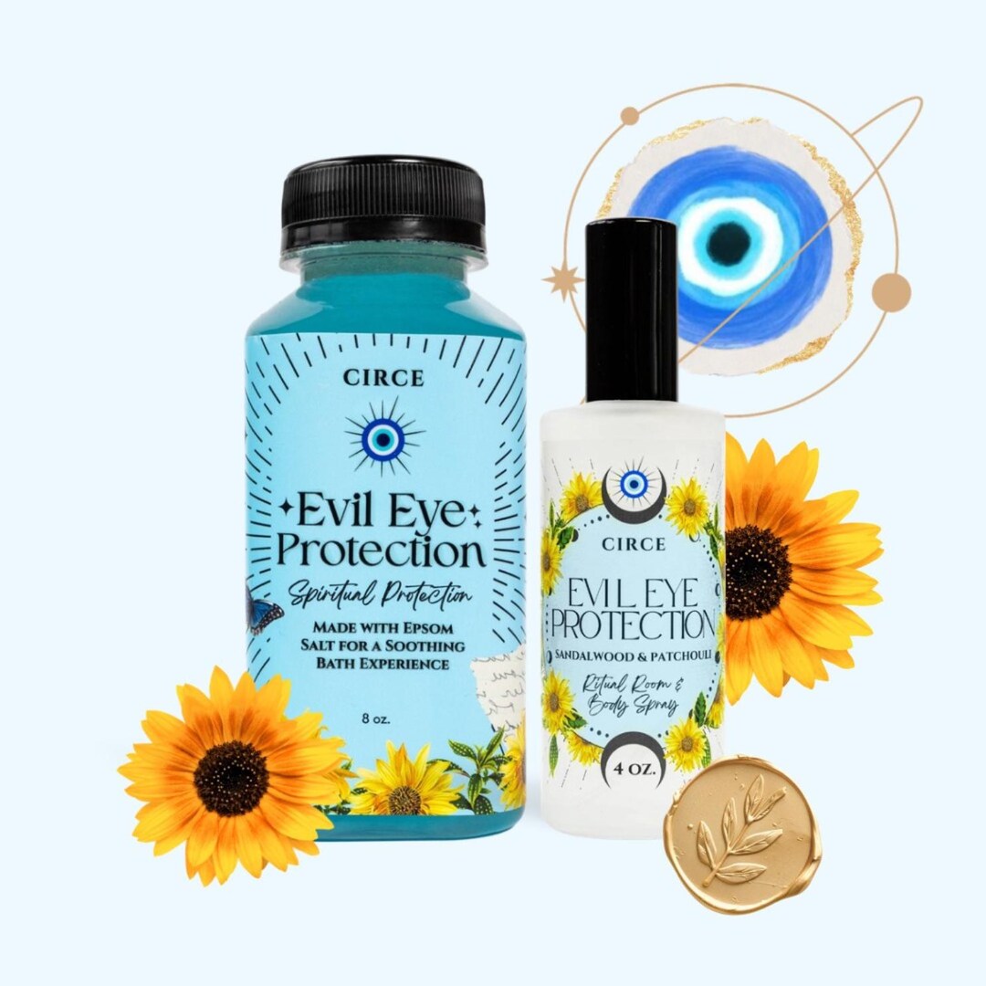 Evil Eye Protection Bundle | Ritual Room & Body Spray | Spiritual ...