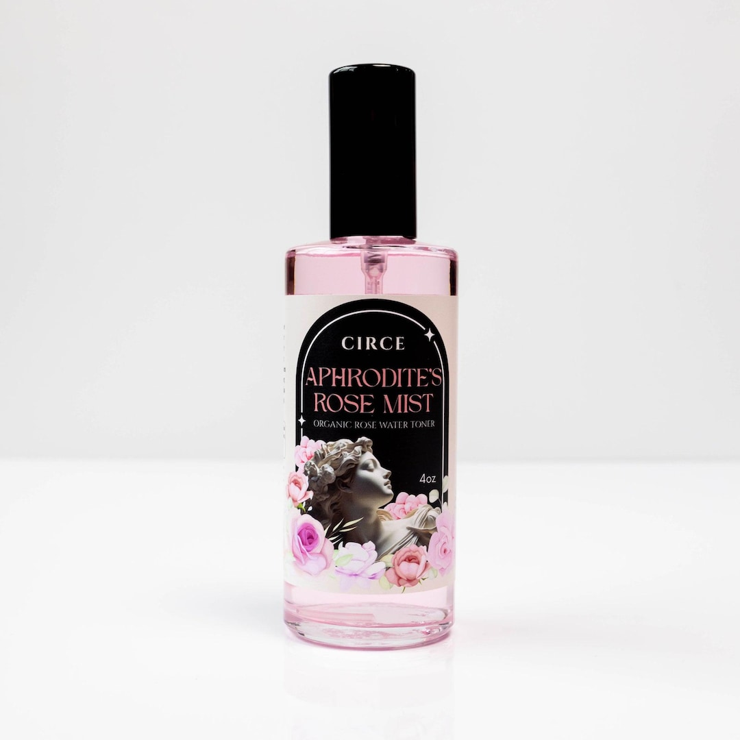 Aphrodite's Rose Mist | Organic Rose Water Toner | Rose Hydrating Face ...